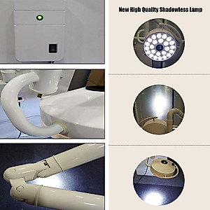 72W Hanging LED Surgical Exam Light Shadowless Lamp Pet Surgery Dental Department 24 Super Beads