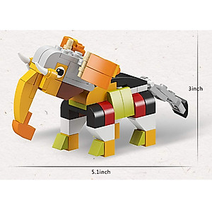 Cyeah 12 in 1 Mini Animal Building Block Set,Stem Building Brick Animal Kingdom Zoo Toys for Kids