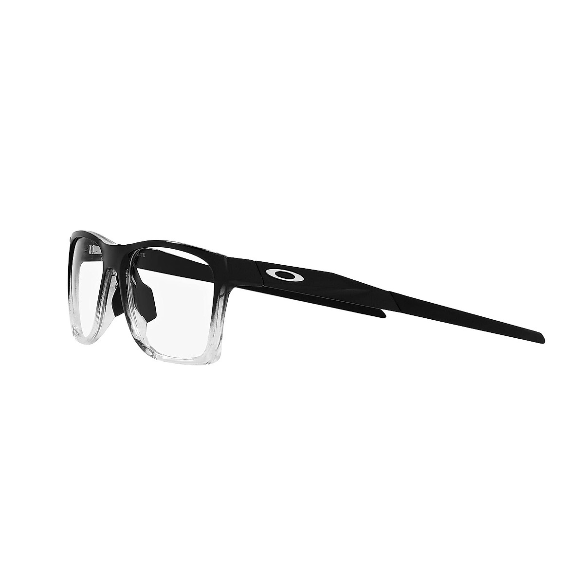 Oakley Men's Ox8173 Activate Square Prescription Eyewear Frames, Polished Black Fade/Demo Lens, 55 mm