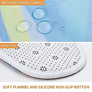 RLHHUG Easter Bunny Shower Curtain Sets with Rugs, Cute Shower Curtain 72x72In for Bathroom Decor, Waterproof Durable Shower Curtain with Hooks, Bath Mat, Toilet Contour Mat and Lid Cover