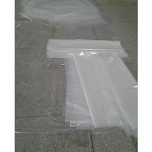 Clear Giant Storage Bags 55x63 Inches Huge Plastic Storage Bags for Furniture, Big Luggage, Industry Equipments Business and Agriculture Use (5 pcs)