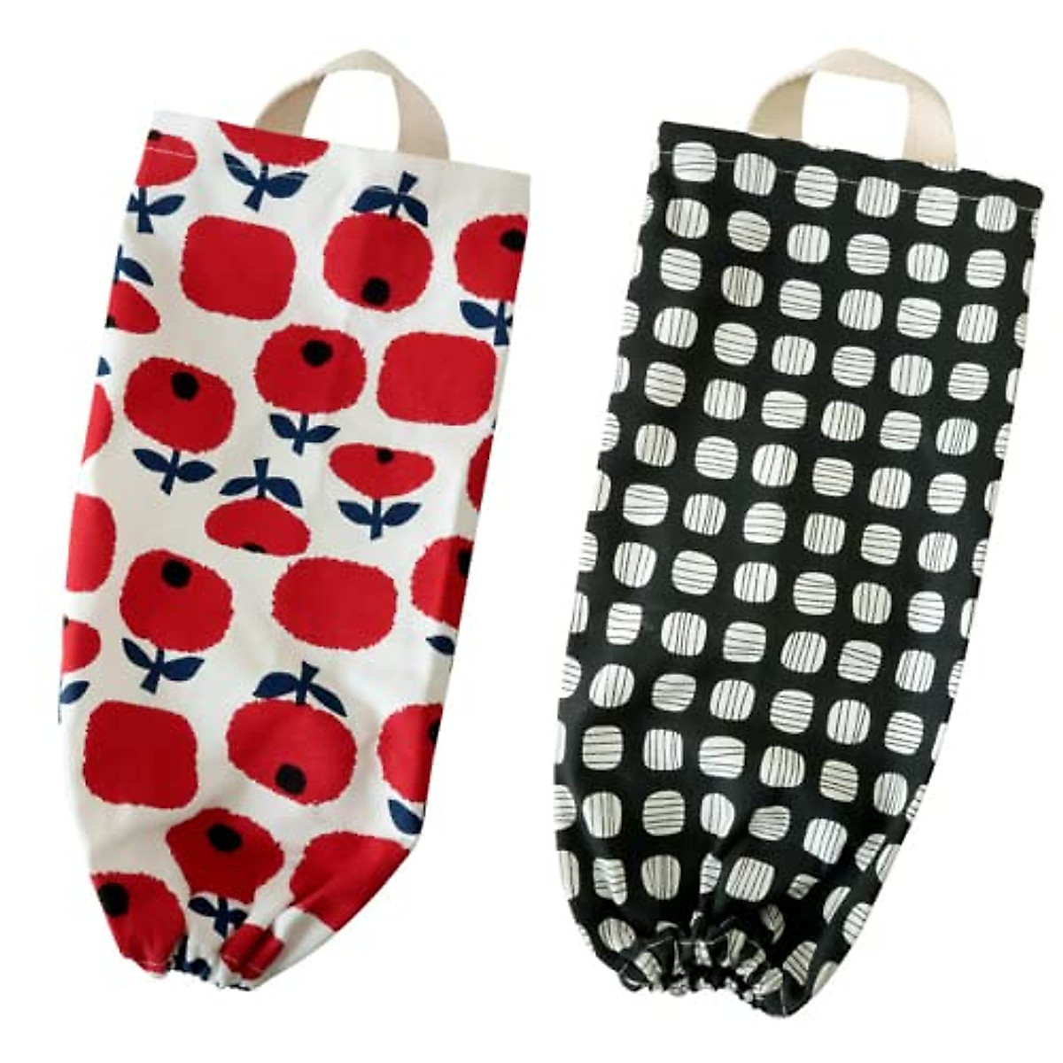 Plastic Bag Holders,Wall Mount Plastic Bag Holder,Grocery Bags Large Plastic Bag Organizer Grocery Bag Dispensers Trash Bag Storage Holder for Office Kitchen Home(2 Pcs)