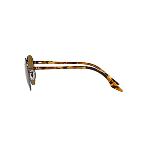 Ray-Ban RB3691 Round Sunglasses, Gunmetal/Brown, 51 mm