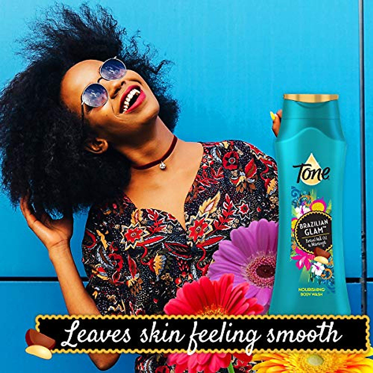 Tone Body Wash, Brazilian Glam, 18 Ounce (Pack of 6)