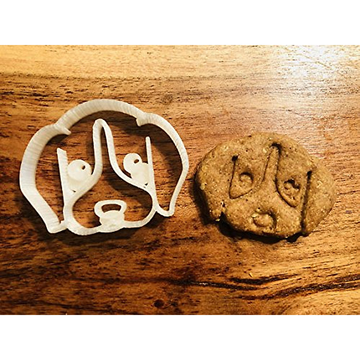 Beagle Cookie Cutter and Dog Treat Cutter - Dog Face - 3 inch