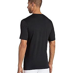 Jockey Men's Undershirt Classic Crew Neck - 3 Pack, Black, XL