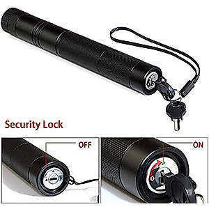 FOBSERD Long Range Tactical Green with Red Beam Laser Pointer, Adjustable Focus Light Pointer for Night Astronomy Outdoor Camping and Hiking