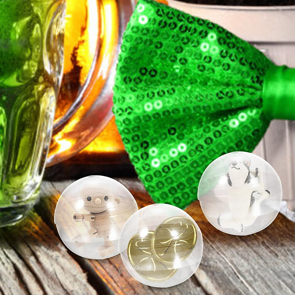 Vending+Machines 50pcs Gumball Vending Machine Capsules Small Round Capsules Bulk Clear Capsules Balls for Gumball Machines Vending Machine 38mm Bulk Candy