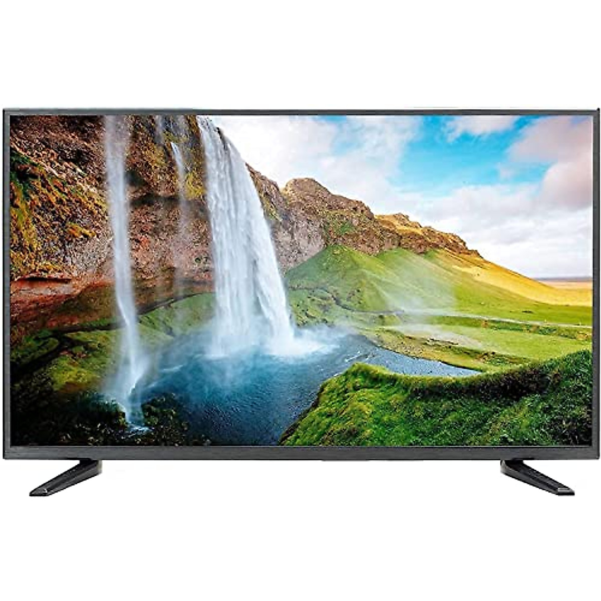 Amtone 32 Inch 720P LED HD Backlight Flat VGA USB HDMI Digital TV Tuner Cable Dual Channel Speaker Monitor Television