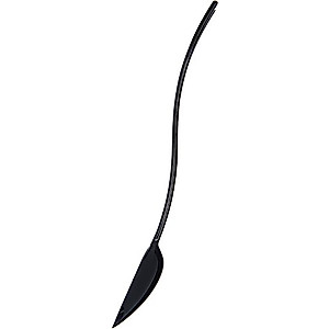 Carlisle FoodService Products Plastic Solid Spoon, 10 Inches, Black