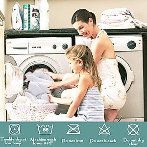 Queen Quilted Waterproof Mattress Pad Cover,Soft Mattress Pad Cover, Waterproof Mattress Protector Stretches up to 16” Deep Pocket-Hollow Alternative Filling-Cooling Mattress Topper