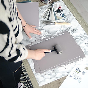 Mighty Board Minis Polystyrene Paint Color Test Panels, 12" x 9", Set of 5, White