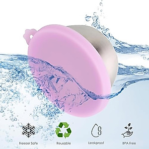 Moretoes 9pcs Salad Dressing Container To Go, Sauce Cups, 1.6oz Mini Condiment Containers with Lids for Bento Boxes and On-the-Go Meals（Rainbow - Colored