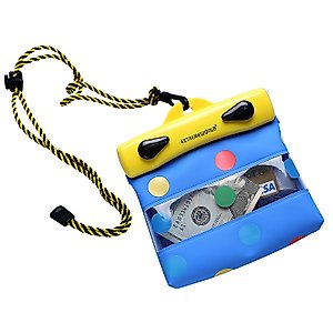 EXTREMEWORLD Dry Bag TPU Waterproof Case Bag Multi Purpose Polka Dot Wallet (4.7" x 3.9", Y1210)