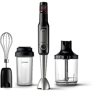 Philips ProMix Viva Collection Handblender, 300W Blending Power, SpeedTouch, ProMix Technology, Easy & Intuitive, On-the-Go Tumbler, Black, (HR2627/91)