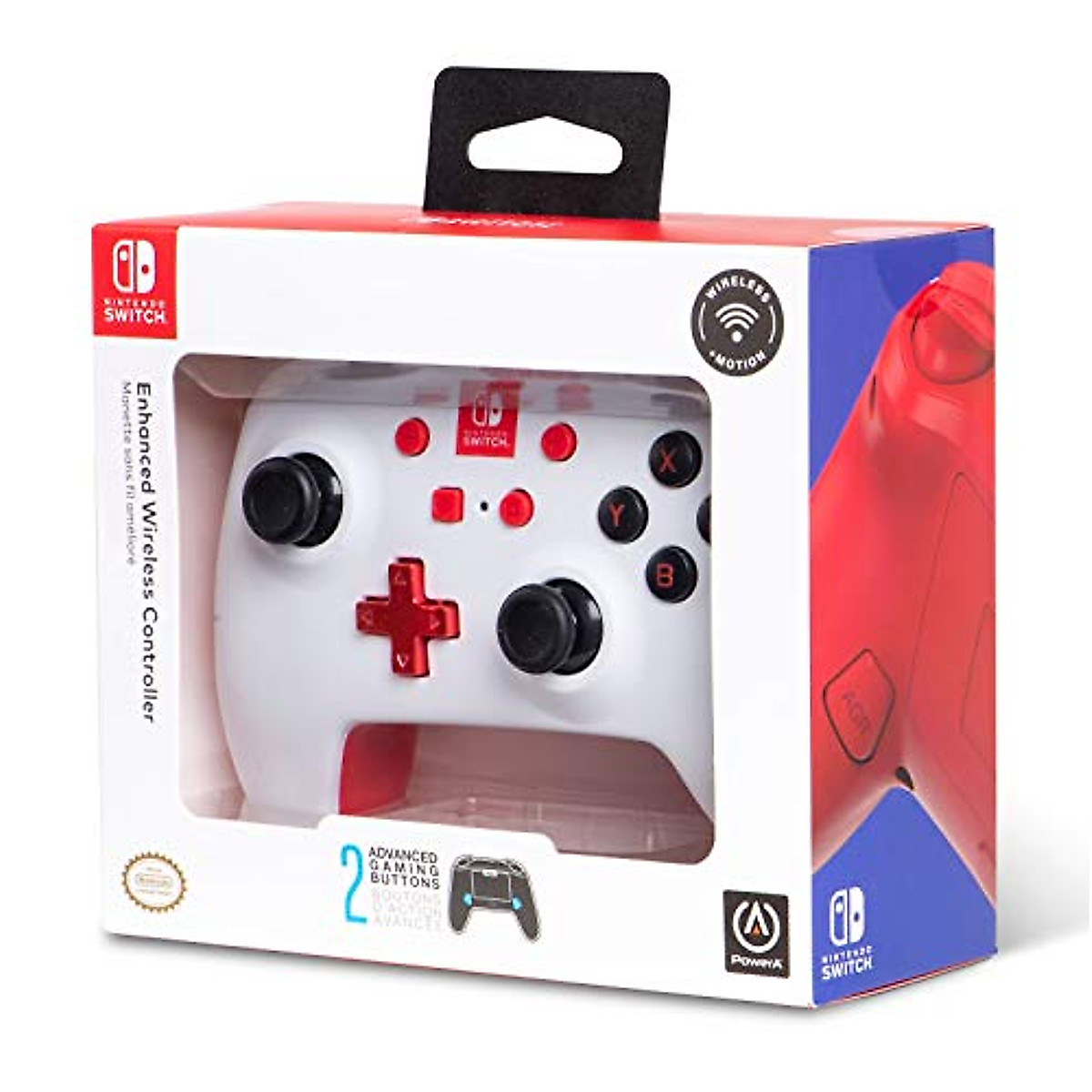 PowerA Enhanced Wireless Controller for Nintendo Switch - White