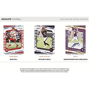 2024 Panini Absolute Football 6-Pack Blaster Trading Card Box (Jayden Daniels, Drake Maye, Bo Nix, Caleb Williams Possible Rookies)