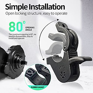 MUSELK E-Bike 300X Thumb Throttle 3PIN Female Waterproof Plug Throttle for 12V-72V BBS01 BBS02 Mid Motor Electric Bike Accelerator