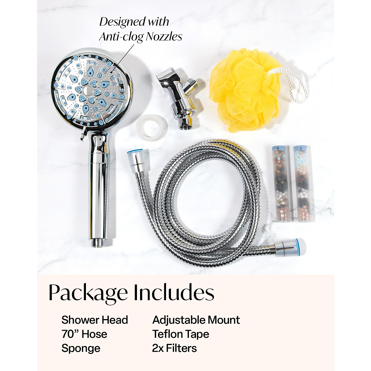 Veken Filtered Shower Head with Handheld