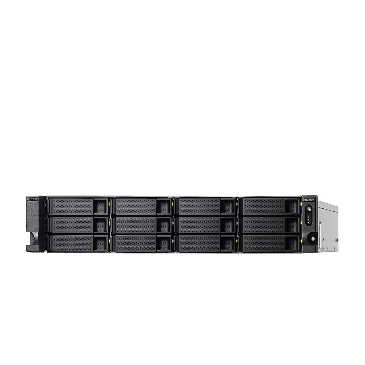 QNAP TS-h1886XU-RP-R2-D1622-32G-US 18 Bay rackmount NAS with Intel® Xeon® Processor, 32GB DDR4 ECC RAM, 10GbE-Ready and ZFS Storage for virtualization and Data-Intensive Enterprise Applications