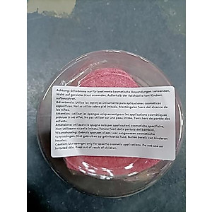 Nuenen 60 Pieces Facial Sponges with Container, Heart Shape Compressed Face Sponges Natural Cleaning Pads for Washing Face Cleaning Exfoliating Esthetician Makeup Removal(Pink)