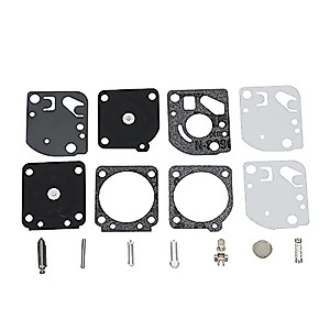 HIPA Carburetor Rebuild Kit with Primer Bulb for ZAMA Carbs Ryobi Ryan IDC Homelite # RB-29