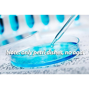 20 Pack Sterile Plastic Petri Dishes with Lid, 90mm Dia x 15mm Deep