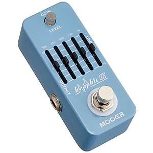 Mooer EQ Effects Pedal, 2.25 x 4.25 x 1.75 (Graphic G)