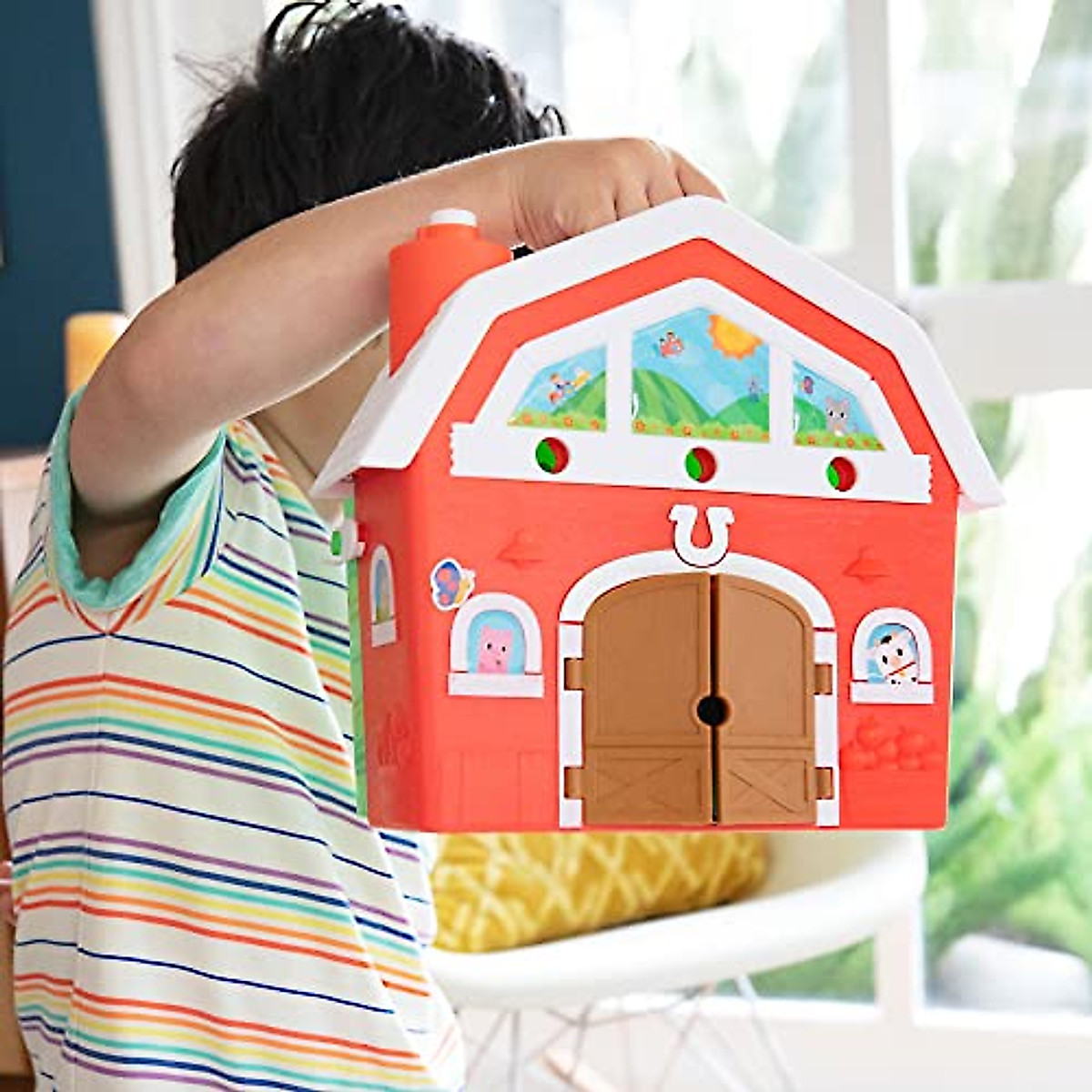 Educational Insights Design & Drill Bolt Buddies Farm Take Apart Toy with Electric Toy Drill, Preschool STEM Toy, Easter Basket Stuffers for Kids, Gifts for Boys & Girls, Ages 3+