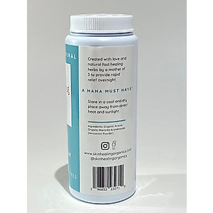 Severe Diaper Rash Treatment Powder - Heal & Cure Very Bad Horrible Diaper Rash Bleeding Blisters Quickly from Diarrhea for Newborn Infant & Adults - Skin Healing Organics