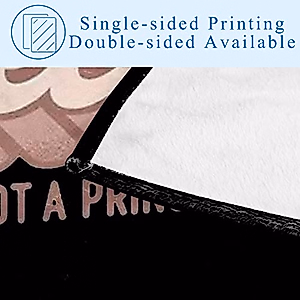 I'm a Queen Prints Soft Warm Cozy Blanket Throw for Bed Couch Sofa Picnic Camping Beach, 150×100cm