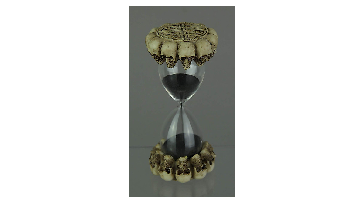 Gothic Celtic Skulls Hourglass - Unique Timer for Games