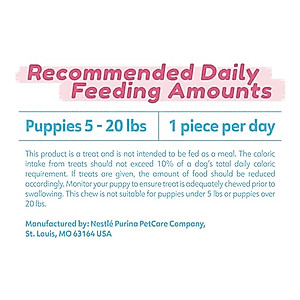 Purina DentaLife Chicken Flavored Puppy Teething Chews​ 6 oz - 19 ct Pouch