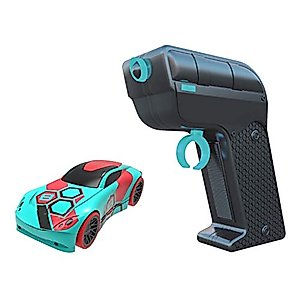Tracer Racers Second Generation 2.4 GHz R/C High Speed Radio Control 1:64 Scale Race Add-on Car - Teal