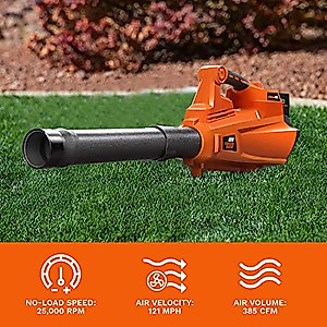 Redback Flex Series 40V Cordless Leaf Blower Kit with 4Ah Battery and Charger Brushless Motor E435CKIT4A