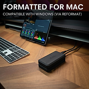 Glyph Production Technologies Atom Pro 2, External NVMe Solid State Drive (SSD), Thunderbolt 3 (8TB)