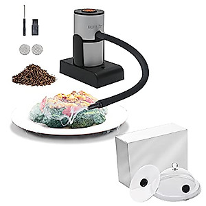 Portable Smoking Gun Handheld Cocktails Smoker and Smoking Cloche Dome Cover and Smoking Gun Cup Covers Set