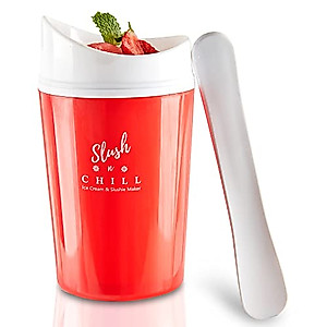 Bingbong Slush and Shake Maker – Frozen Slush Cup for Instant, Ice cream maker for kids, Smoothies – Slushy Cup Maker for the Whole Family Home DIY Smoothie Cup – BPA Free, Multiple Colors
