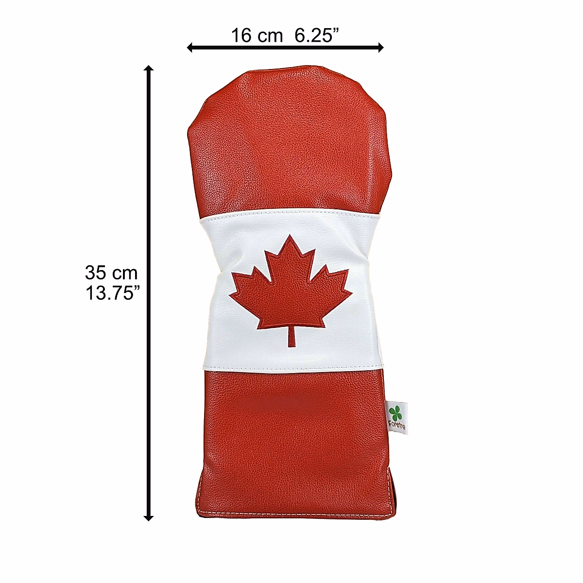 Foretra - Limited Edition Canada Flag Driver Head Cover - Tour Quality Golf Club Cover - Style and Customize Your Golf Bag