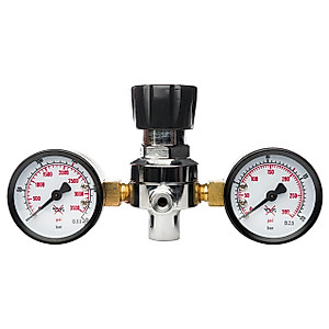 ExoticWhip Universal Pressure Regulator Gauge for Whip It Nitrous Tank 640G, 580G, 615G, 1100G, 2000G (2KG) Nitrous Oxide Chargers and Whipped Cream Dispenser with Whipped Cream Charger