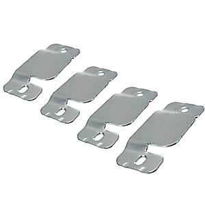 PAXCOO 4 Pack Sectional Sofa Connector Couch Furniture Interlocking Software Bracket with Screws and 12Pcs Furniture Pads