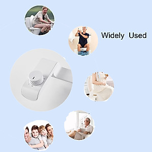 Bidet Attachment for Toilet, Non-Electric Bidet Attachment for Toilet Seat, Ultra Slim bidet toilet Seat for Feminine Wash Adjustable Pressure Control Cold Warm Water Jet Spray Bidet Toilets