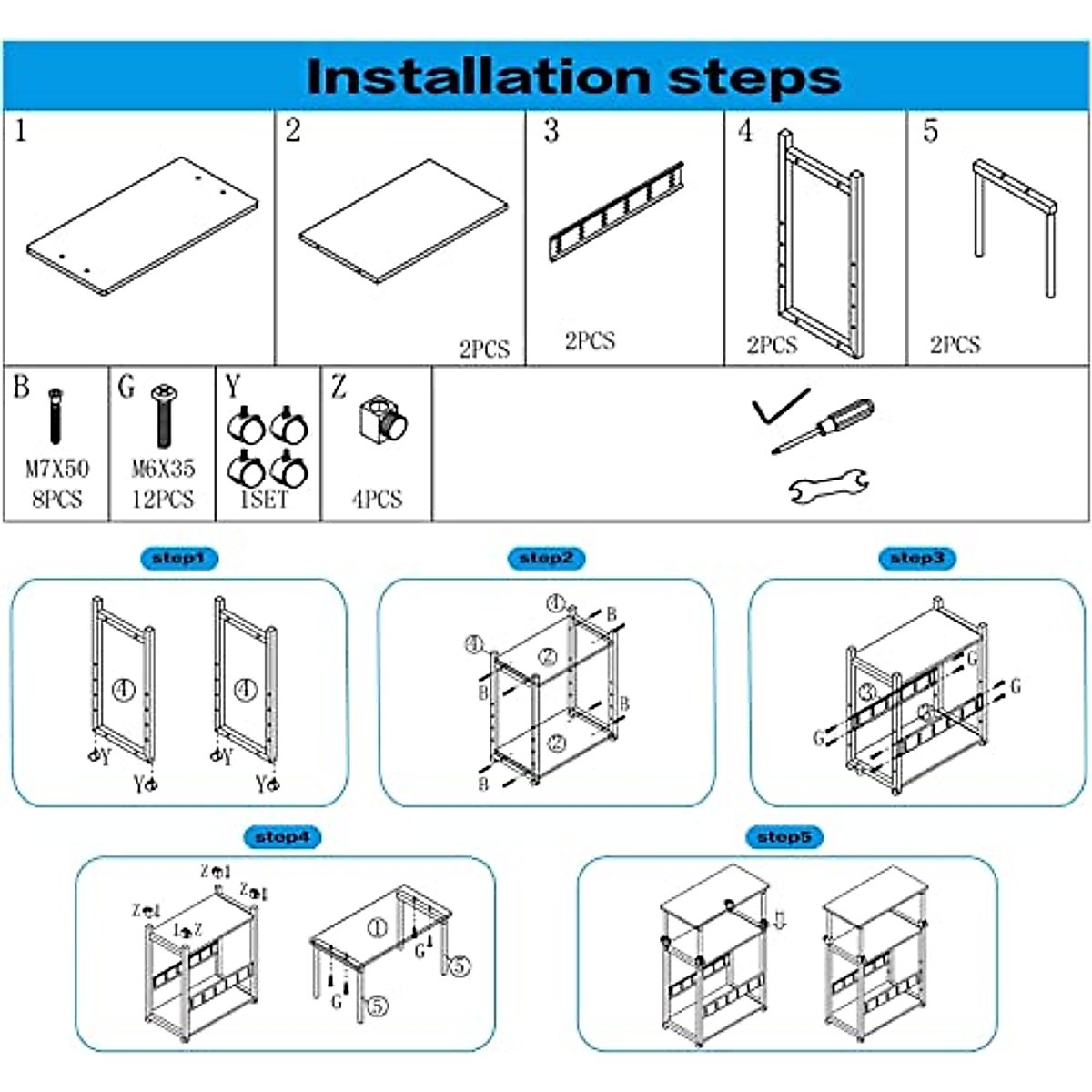 3 Tier Computer Tower Stand Adjustable, PC Tower Stand for Carpet, Height Adjustable Printer Stand with Storage, PC Computer Tower Carts with Wheels, Large Tall Gaming Computer Tower CPU Stand Wood