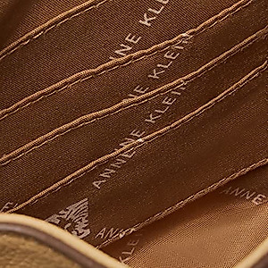 Anne Klein Womens Anne Klein Perf Logo Bucket crossbody, Light Coffee/ Light Coffee, One Size US