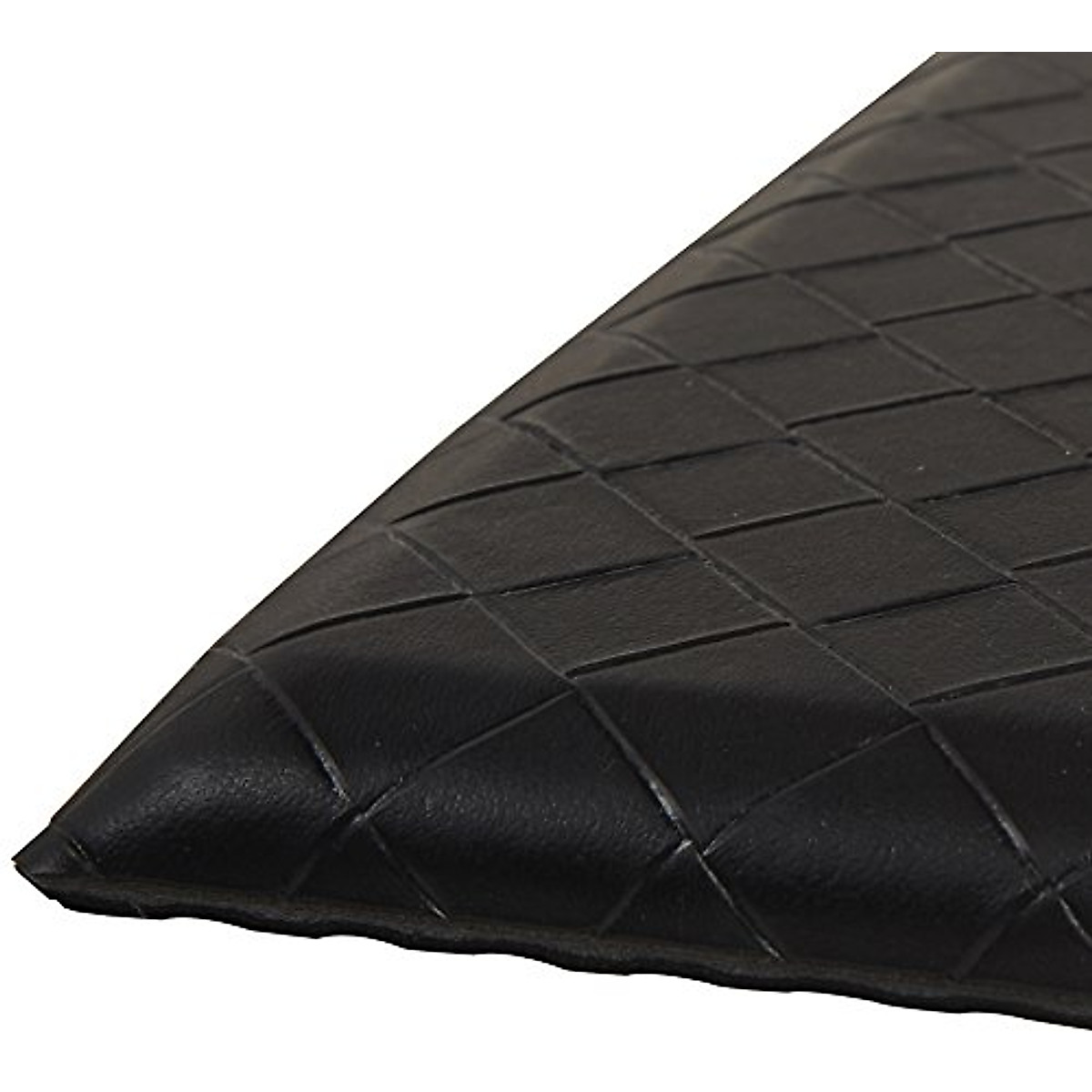 Amazon Basics Rectangular Anti Fatigue Standing Comfort Mat for Home and Office, 20 x 36 Inch, Black