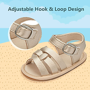 CENCIRILY Infant Baby Girls Boys Sandals Summer Beach Outdoor Bowknot Soft Rubber Sole Toddler Princess Dress Flats Walking Shoes