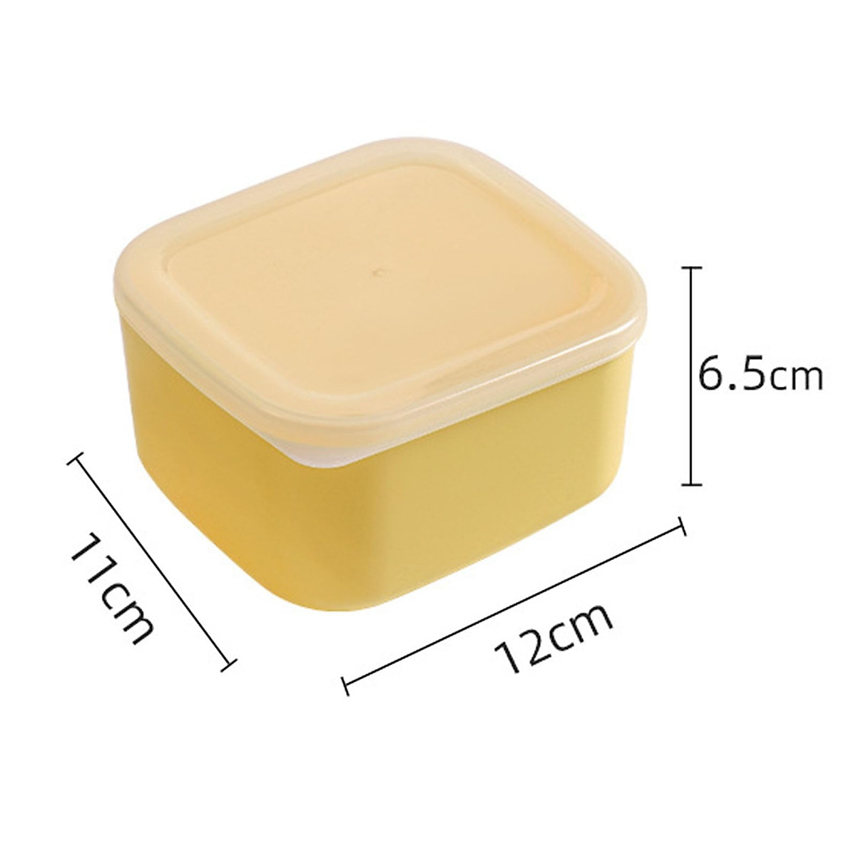 TOPINCN Cheese Holder, Airtight Sliced Cheese Container with Lid, Plastic Refrigerator Storage Box for Cheese Vegetables Fruits, Cheese Storage Box for Fridge (L)