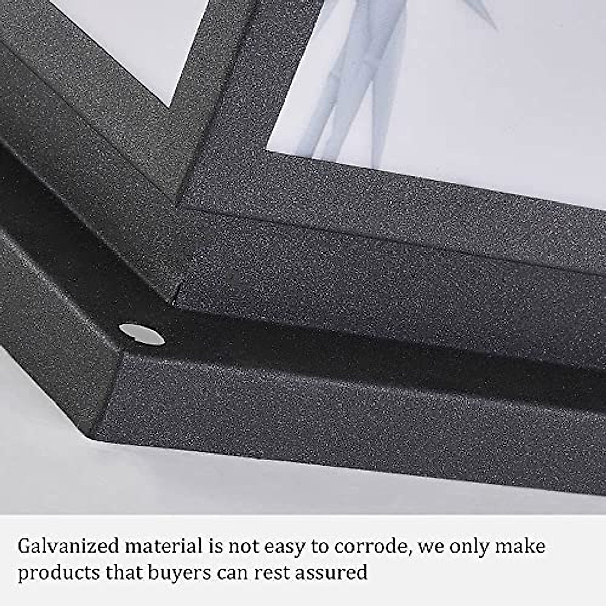 CZLZY Solar Simple Square LED Pillar Lamp Outdoor Post Light Fixtures Waterproof IP54 Courtyard Fence Base Column Light Villa Garden Decoration Landscape Light