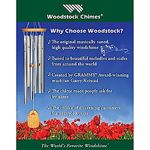 Woodstock Chimes Signature Collection, Woodstock Zenergy Chime, 9.2'' Deep Zen Eastern Energies Chimes for Awareness, Meditation, Relaxation (ZENDEEP)