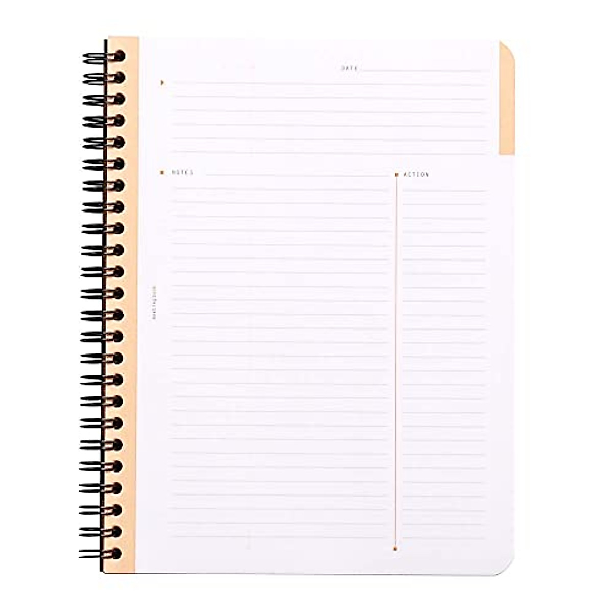 Rhodia Efficient Meeting Notebook, Black 8.25" x 6.25"